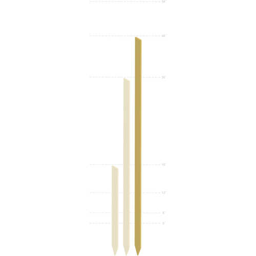 1” x 1” x 36” Wood Guard Stakes, Bundle of 50 | Forestry Suppliers, Inc.
