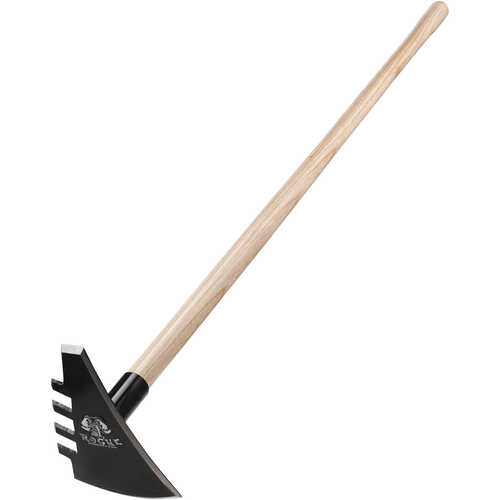 Rogue Hoe Triangle Head Hoe/Pick with 40” Curved Hickory Handle ...
