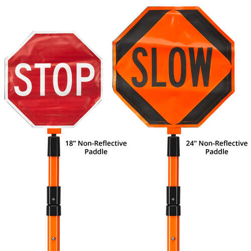 Stop/Slow Sign with PVC Staff | Forestry Suppliers, Inc.