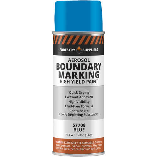 Forestry Suppliers Aerosol Tree Marking Paint, 12 oz., Flo. Blue ...