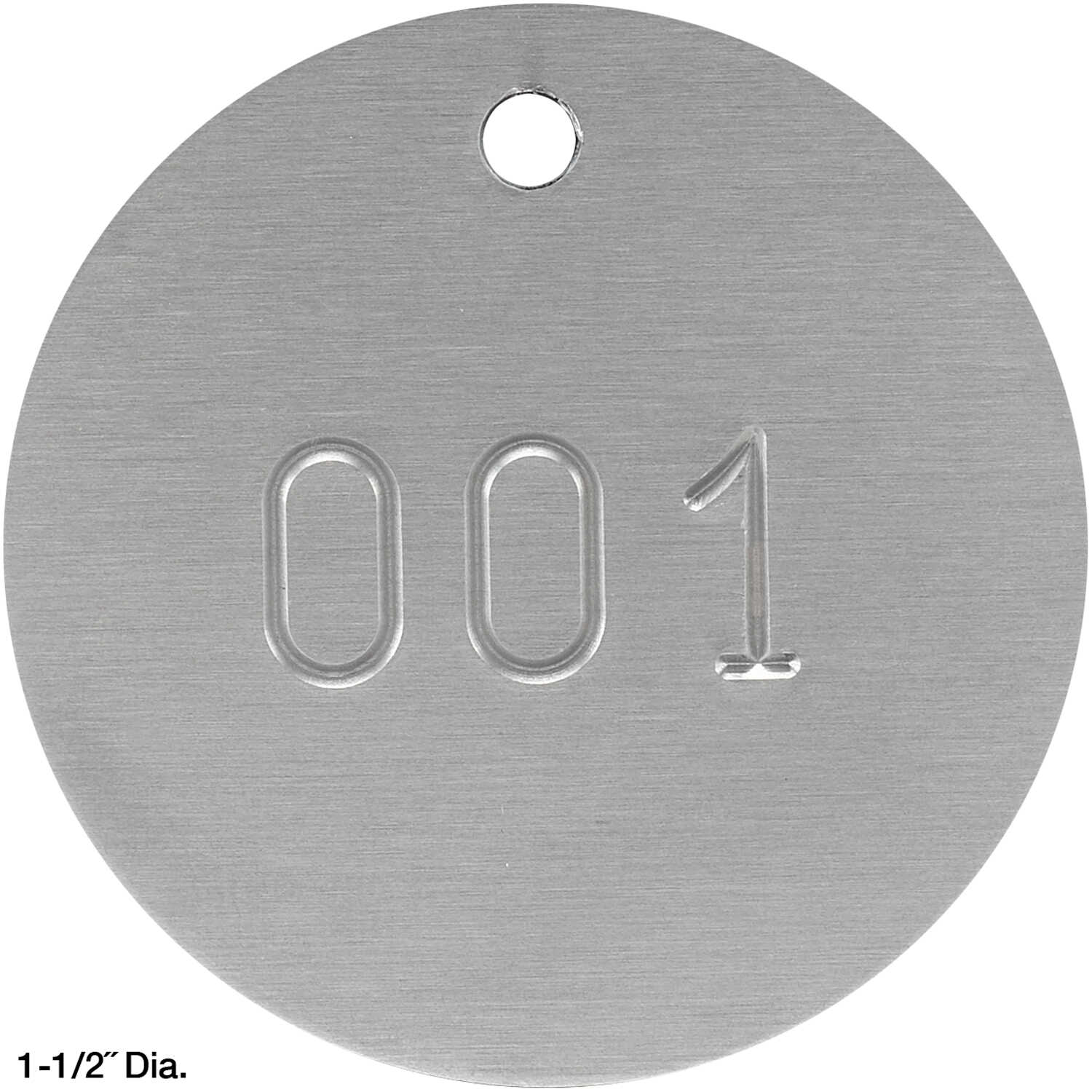 Round Aluminum Tags Numbered 1-1/2” Dia. 1-1000 | eBay