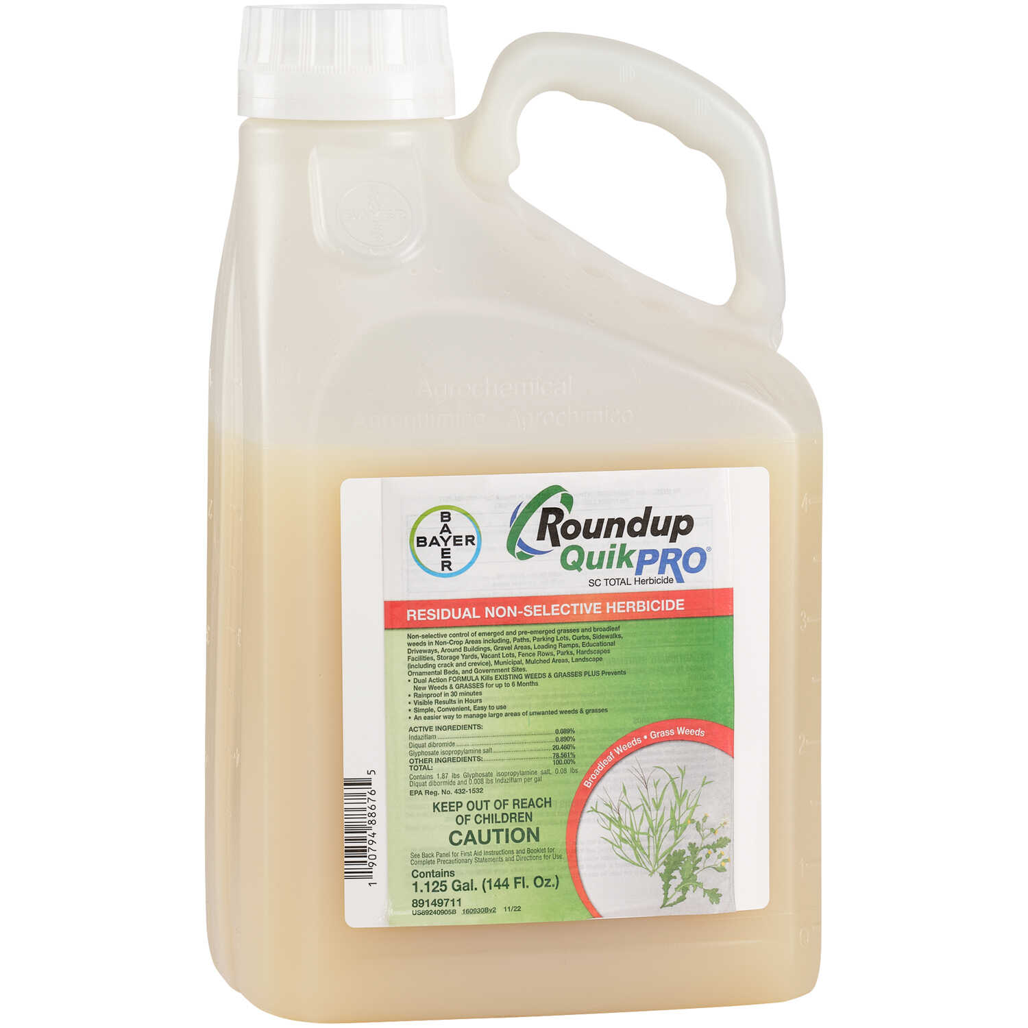 Roundup QuickPro SC Total Herbicide, 144 oz./4.26 L | Forestry ...