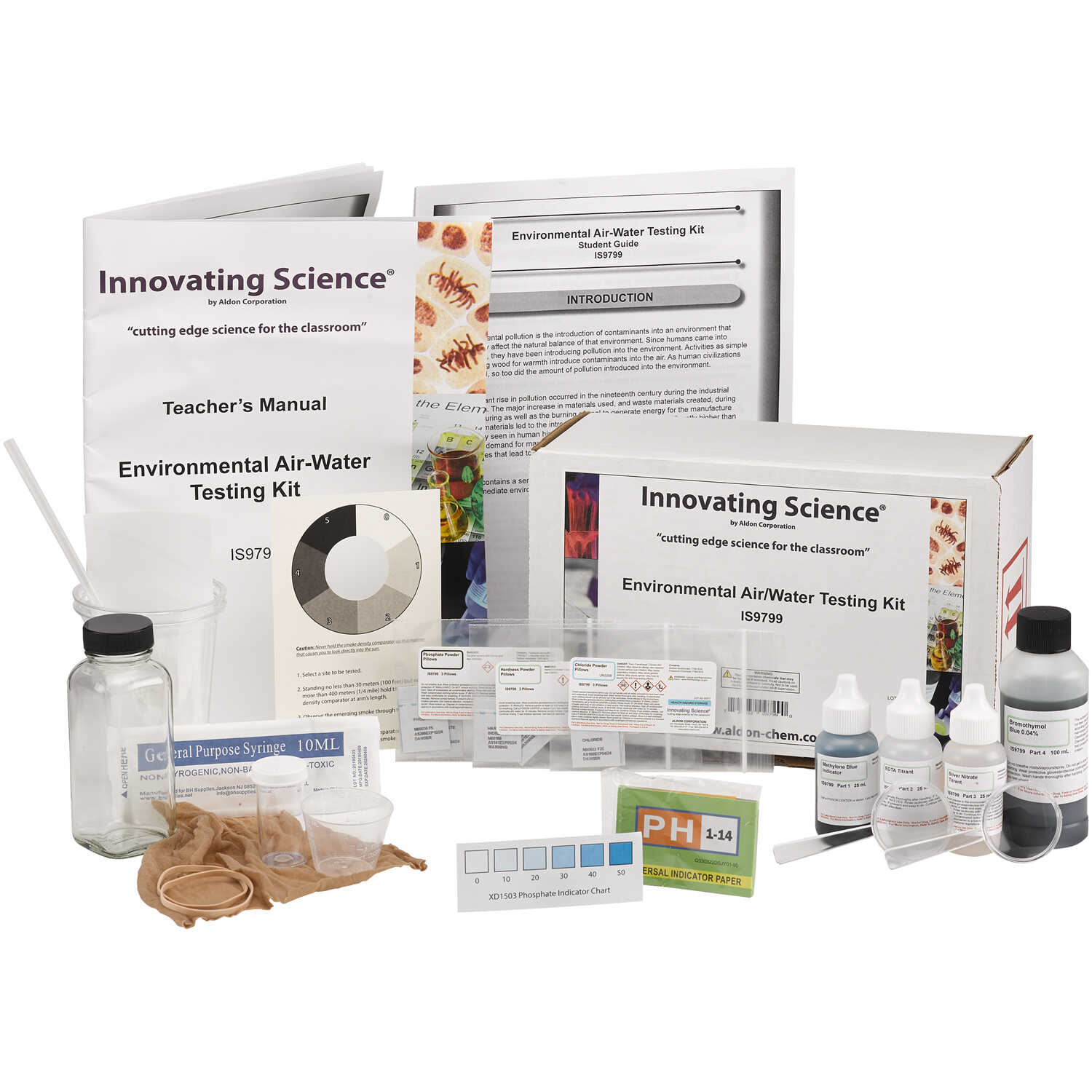 Aldon® Innovating Science™ Environmental Air/Water Test Kit